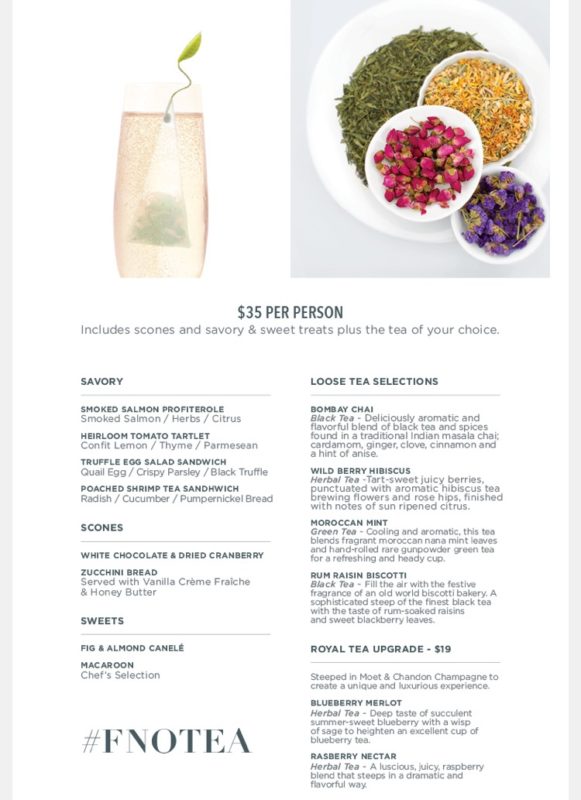 Chicago's Fig and Olive New Afternoon High Tea! | Chi@Glance